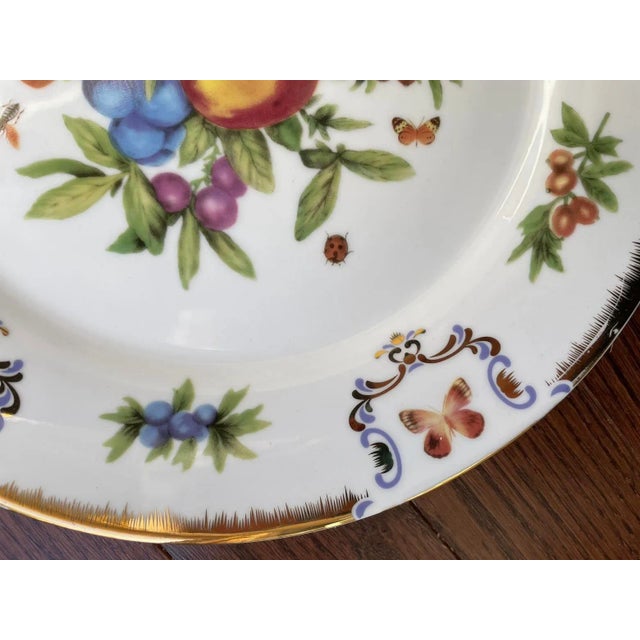 Set of 4 Godinger & Co. Yorkshire Gold Trimmed Porcelain Plates - 4 ...