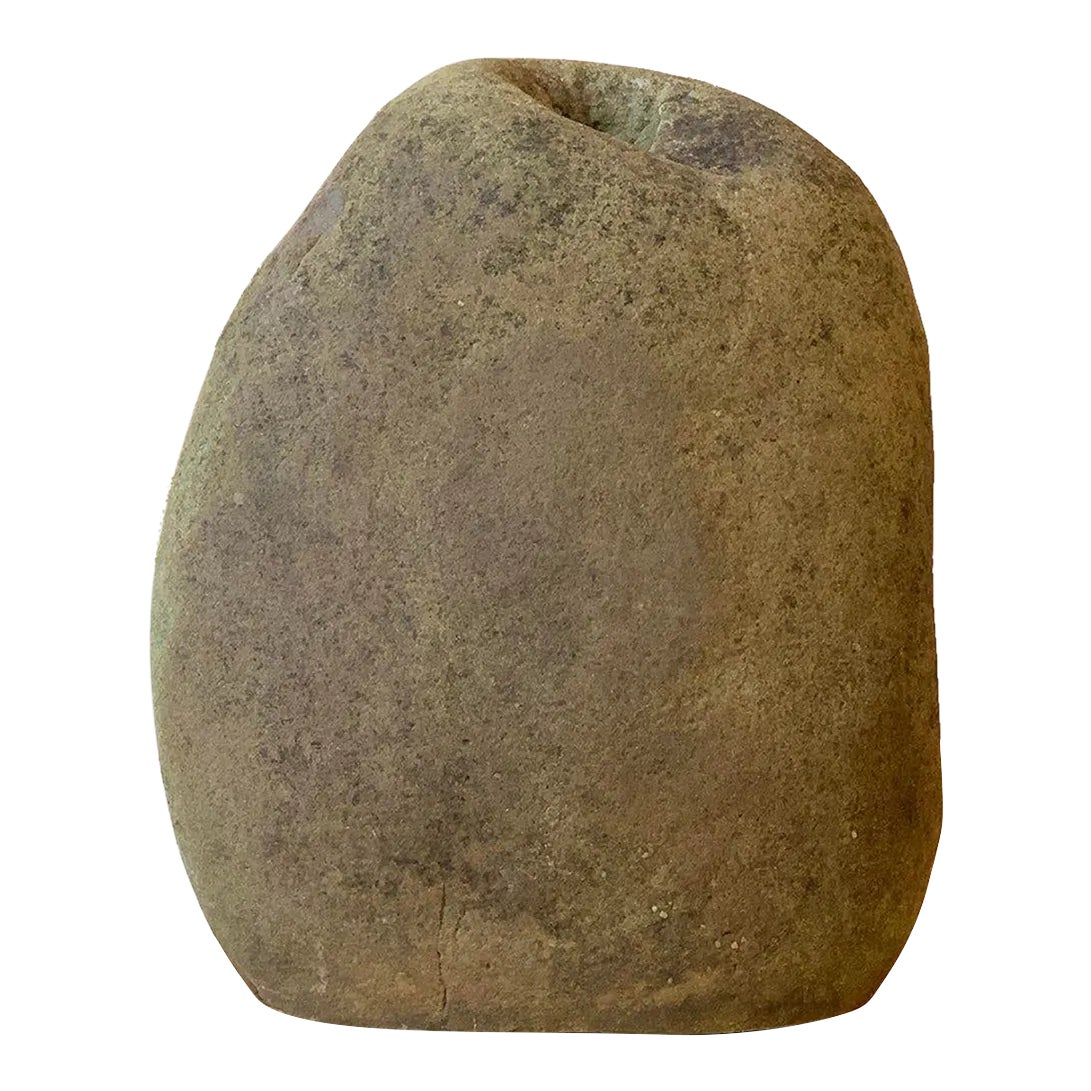 Vintage Natural Rock Biomorphic Vase, Circa 1980s | Chairish