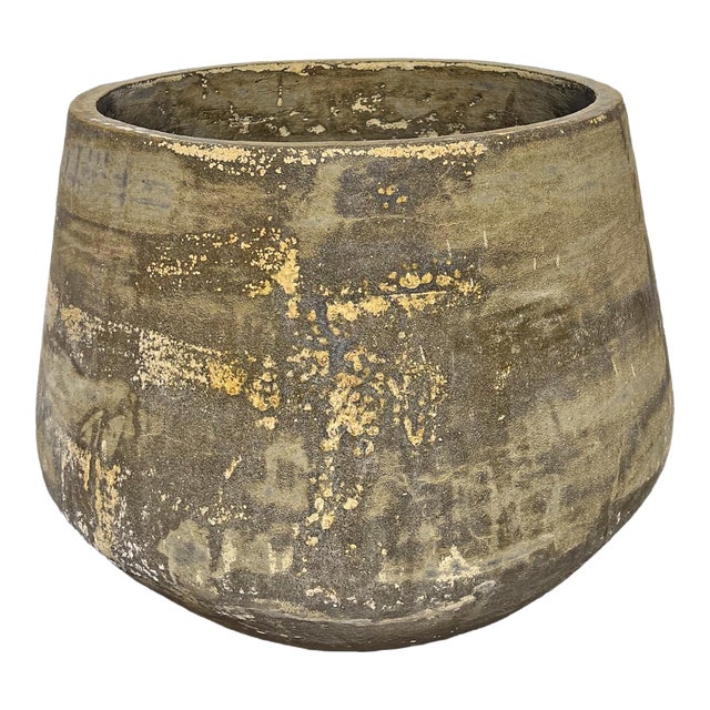 Durga Yellow Earth Ware Pot Planter | Chairish
