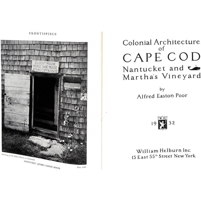 "Colonial Architecture of Cape Cod, Nantucket and Martha's Vineyard ...