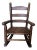 Basket Weave Country Child's Rocking Chair | Chairish