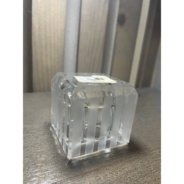 Vintage Vera Wang by Wedgwood Crystal Votive Candle Holder | Chairish