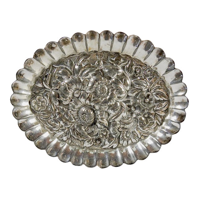 Small Silver Plate Dish | Chairish