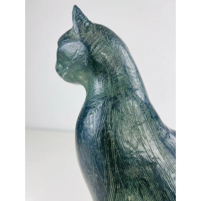 Mid Century Vintage Austin Production Feline Sculpture | Chairish