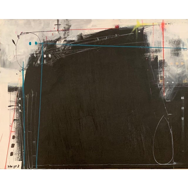 Zion Mor "Blue" Minimalist Abstract Expressionist Contemporary Urban ...