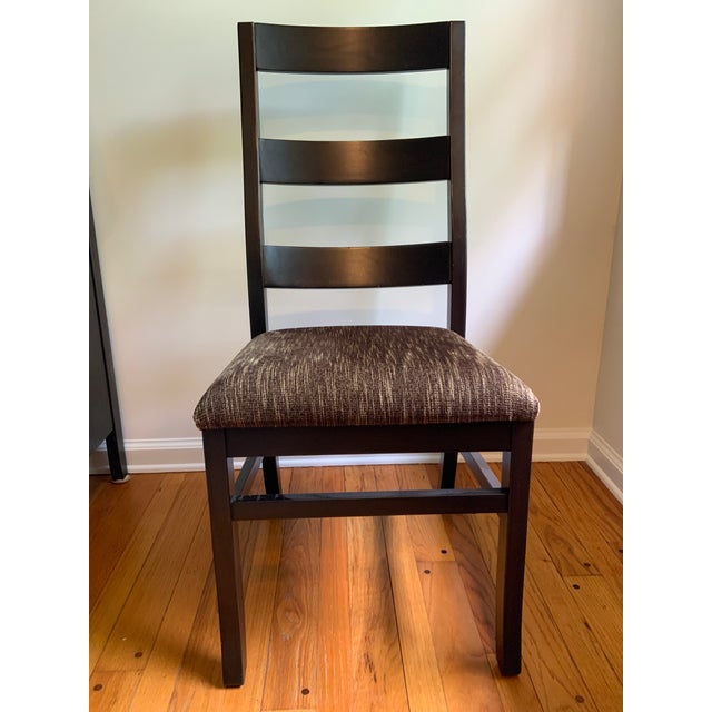 Solid Walnut Custom Dining Chairs - Set of 6 | Chairish