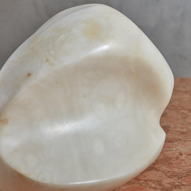 Abstract Alabaster Sculpture, 20th Century | Chairish