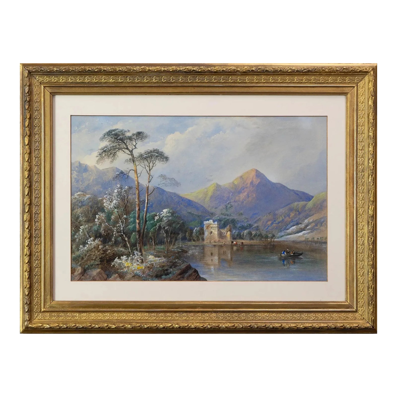 Scottish Loch Landscape Cornelius Pearson (1805-1891) | Chairish