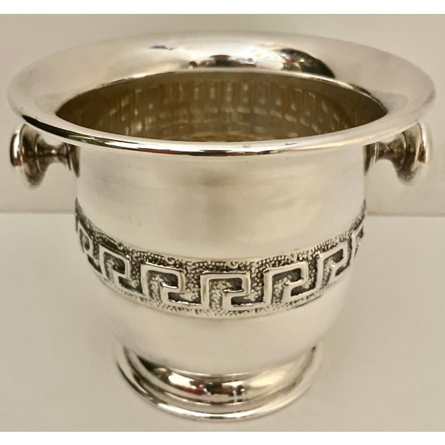 Gianni Versace Greek Key Ice Bucket From 90's | Chairish
