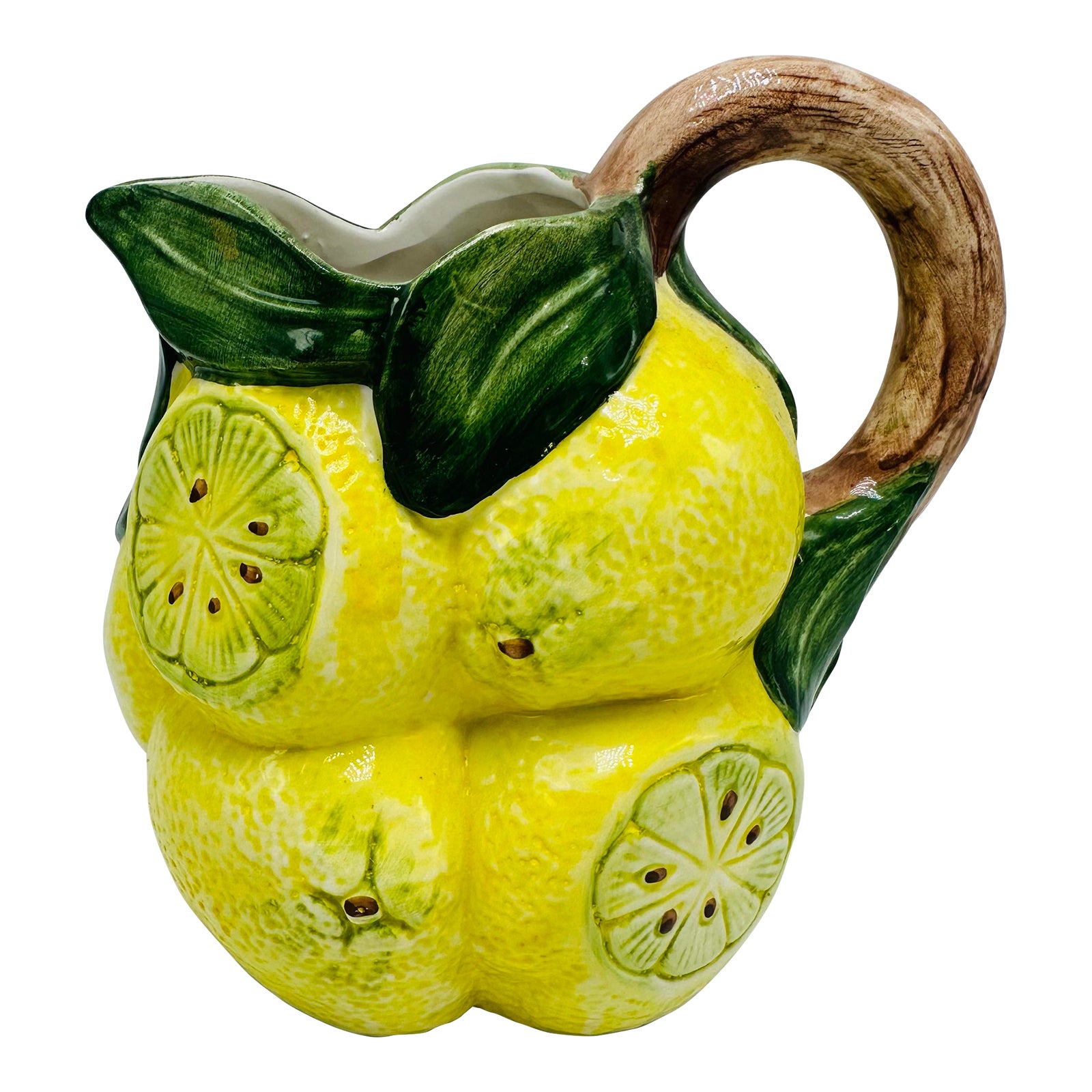 Fine Italian Lemon Pitcher | Chairish