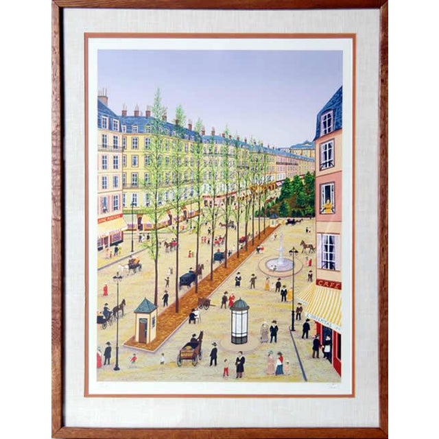 Fanch Ledan French City Street Print | Chairish