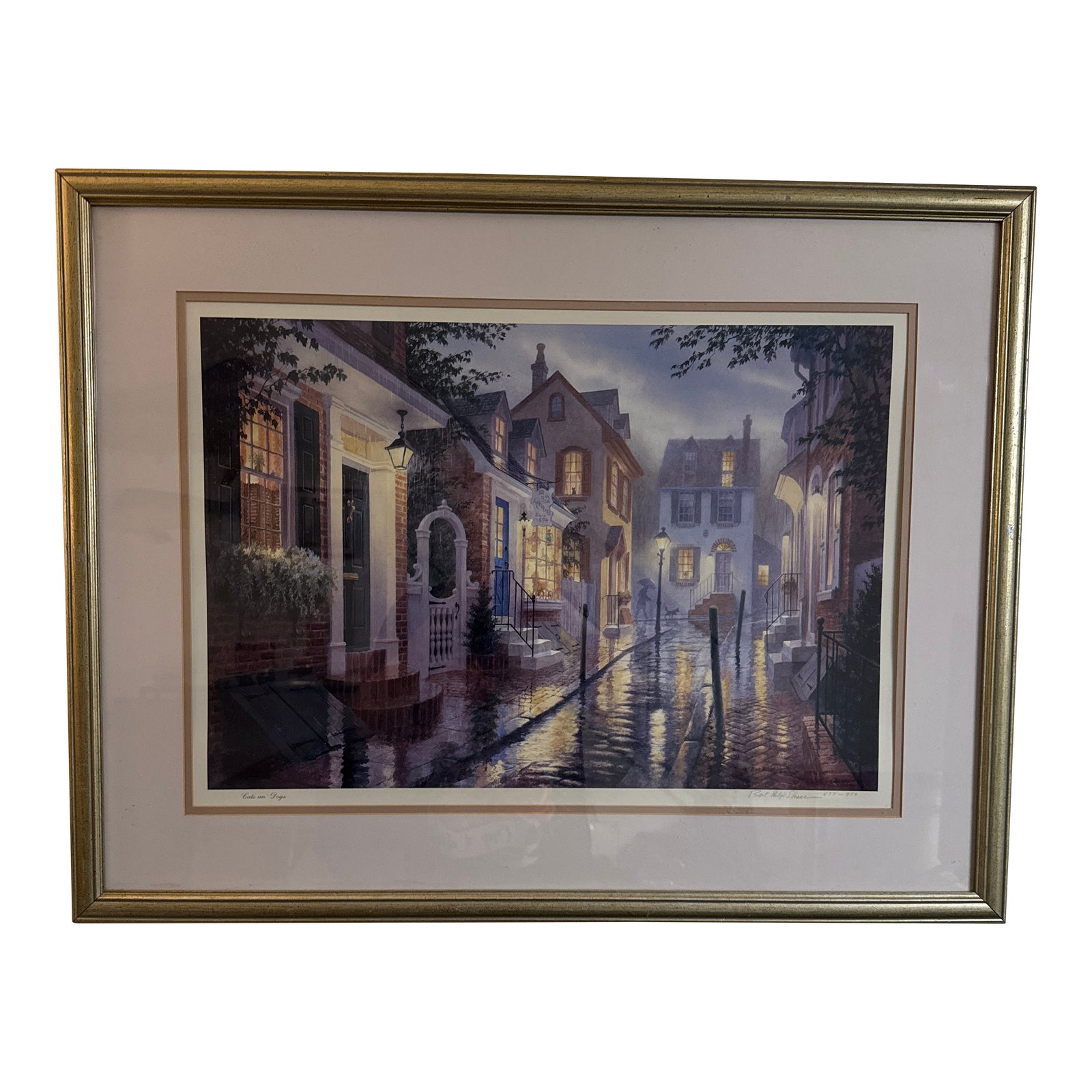 1990s Cats N Dogs by Bart Phillips Sloane | Chairish