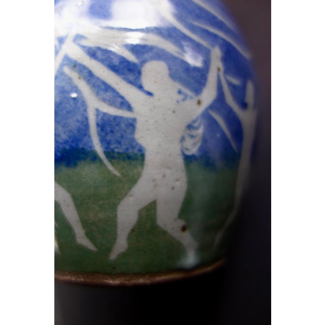 1990s Naked Ladies Dancing in Moonlight Pitcher, Signed | Chairish