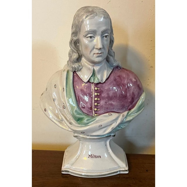 Antique Early 19th Century George III Staffordshire Pearlware Bust on ...