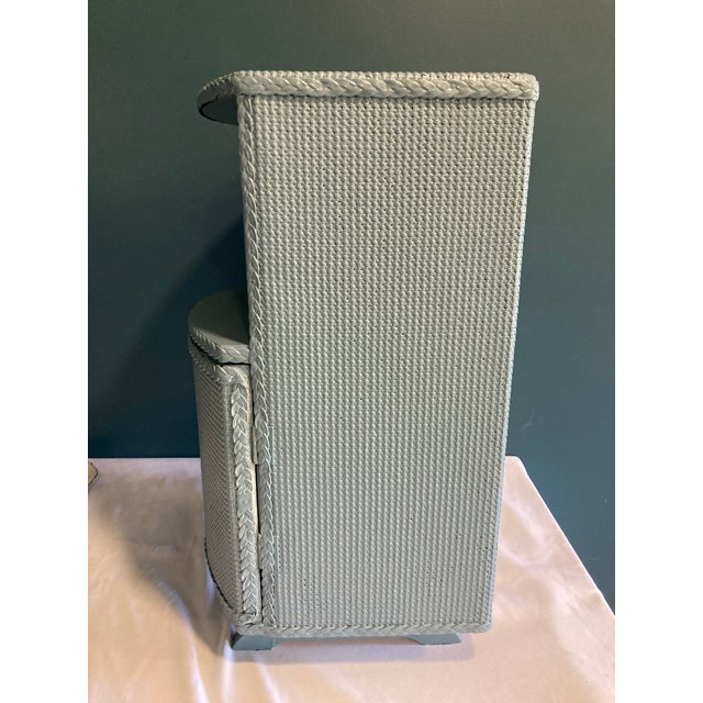 Mid 20th Century Vintage Lloyd Loom Style Sirrom Nightstand Bedside ...