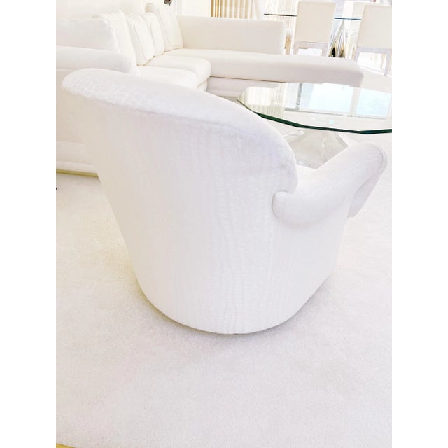1990s Interior Crafts Chicago Swivel Club Chairs - a Pair | Chairish