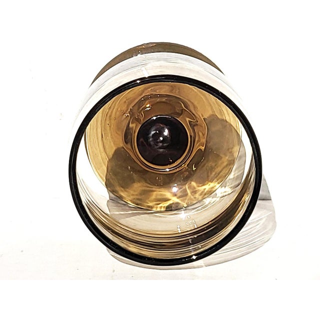 1970s Tawny Accent Wine Goblets by Libbey, Set of 10 | Chairish