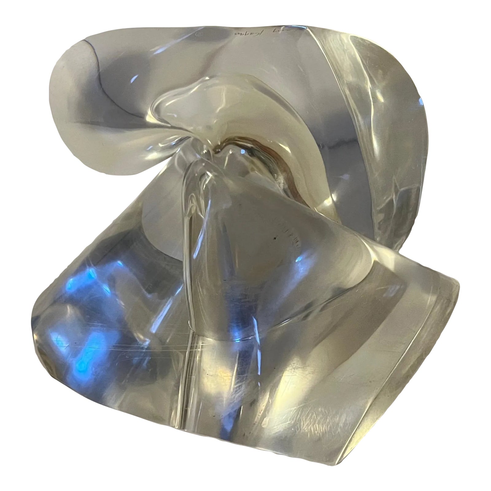 1970's Mid-Century Modern Acrylic Lucite Table Sculpture by Larry Kagan ...