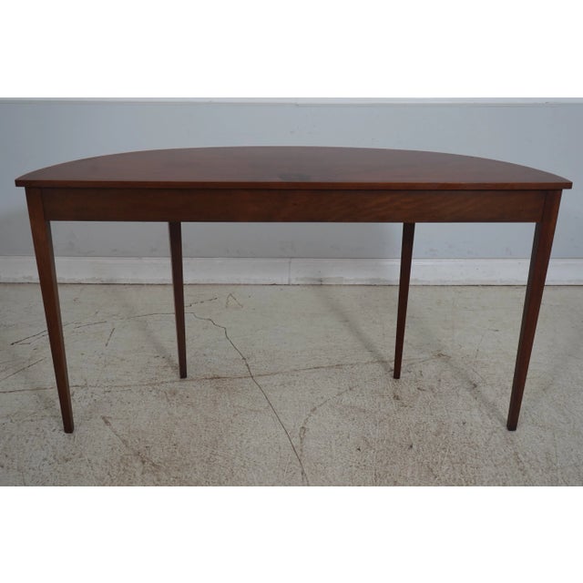 Wellington Hall Mahogany Console Sofa Table W. Inlay | Chairish