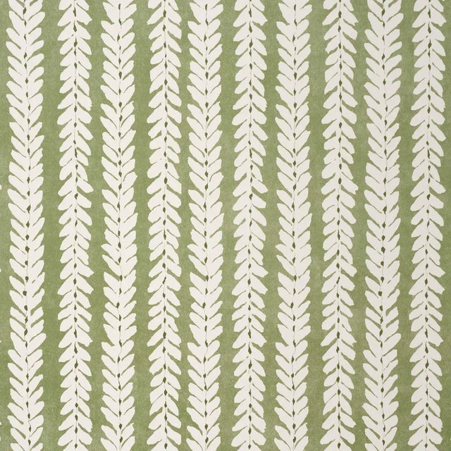 Schumacher x Veere Greeney Woodperry Wallpaper In Moss | Chairish