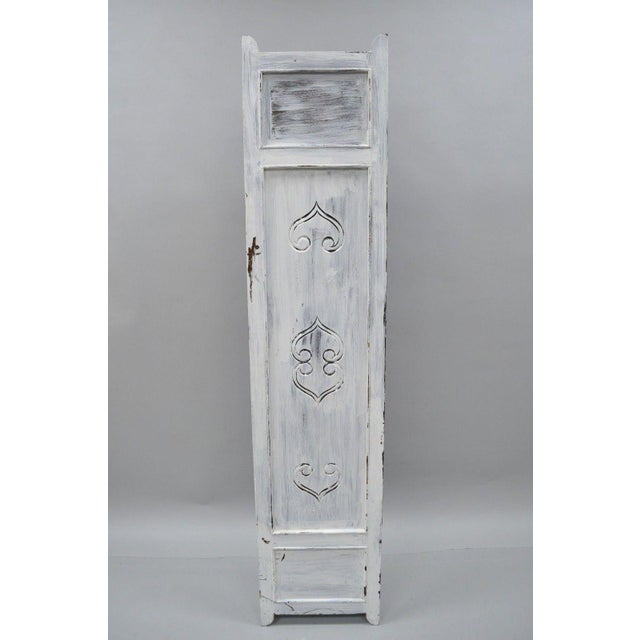 Middle Eastern Mediterranean Oriental 4 Section Wood Screen Divider ...