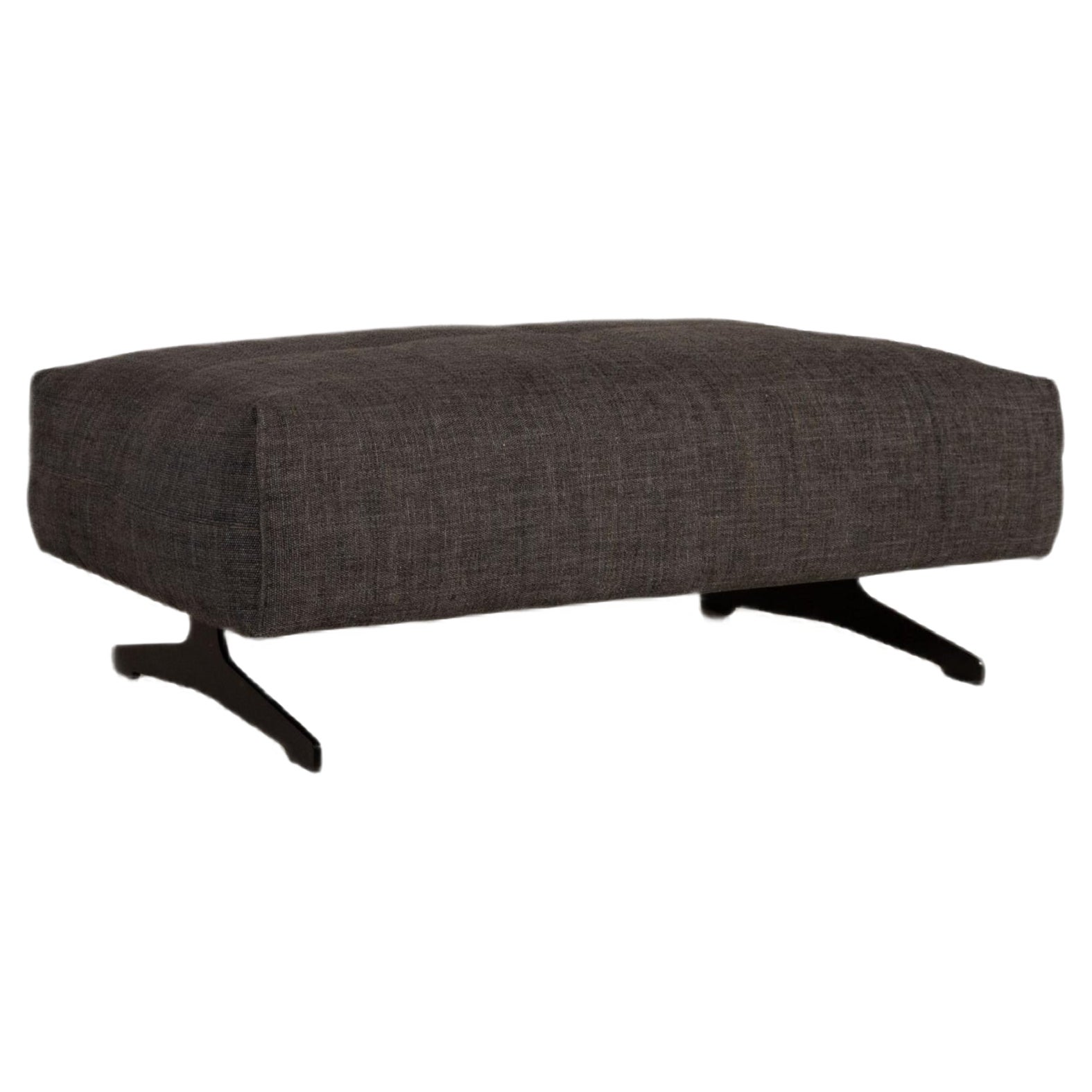 Gray Fabric Rolf Benz 50 Stool from Rolf Benz | Chairish
