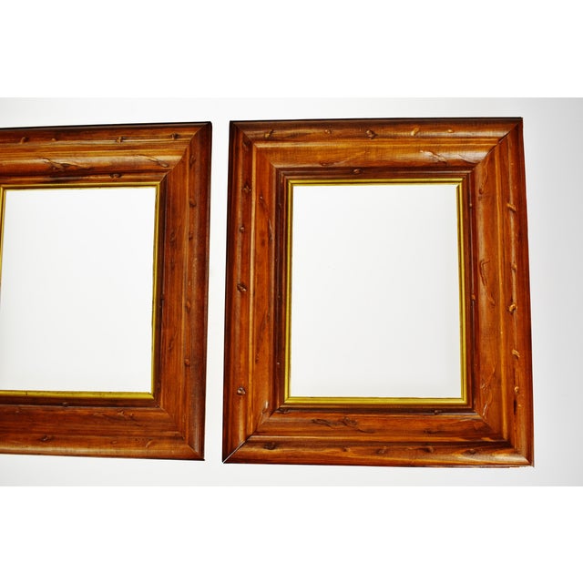 Vintage Wood Picture Frames - a Pair | Chairish
