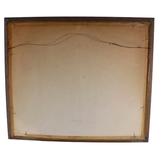 Vintage Nautical Theme Photograph of Sailing Ship in Oak Frame Dated ...