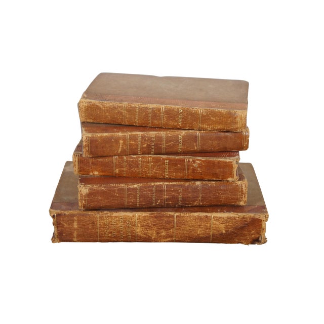 5 Volume Book Set Antique Evangelical Rambler 1826 & Sequel 1827 Bedell ...