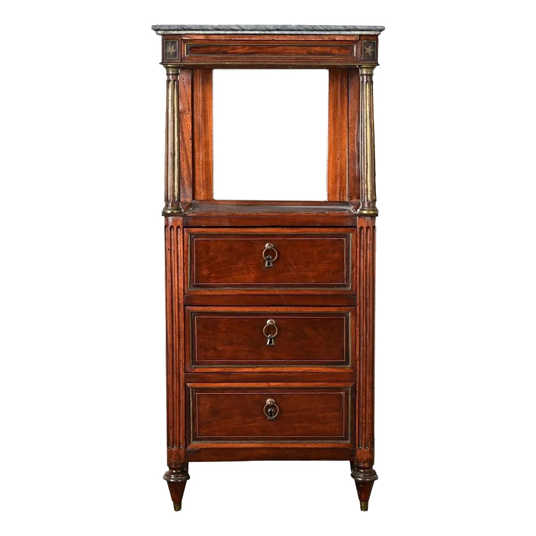 French 19th Century Gentleman’s Dressing Table | Chairish