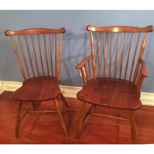 1960s American Classical Stickley Dining Set - 7 Pieces | Chairish