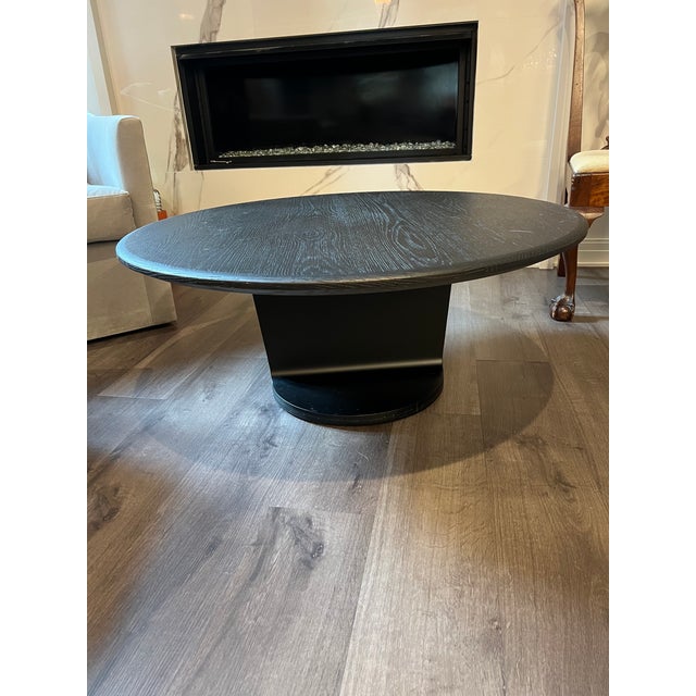 Restoration Hardware i Beam Coffee Table in Dark Wood Finish Chairish