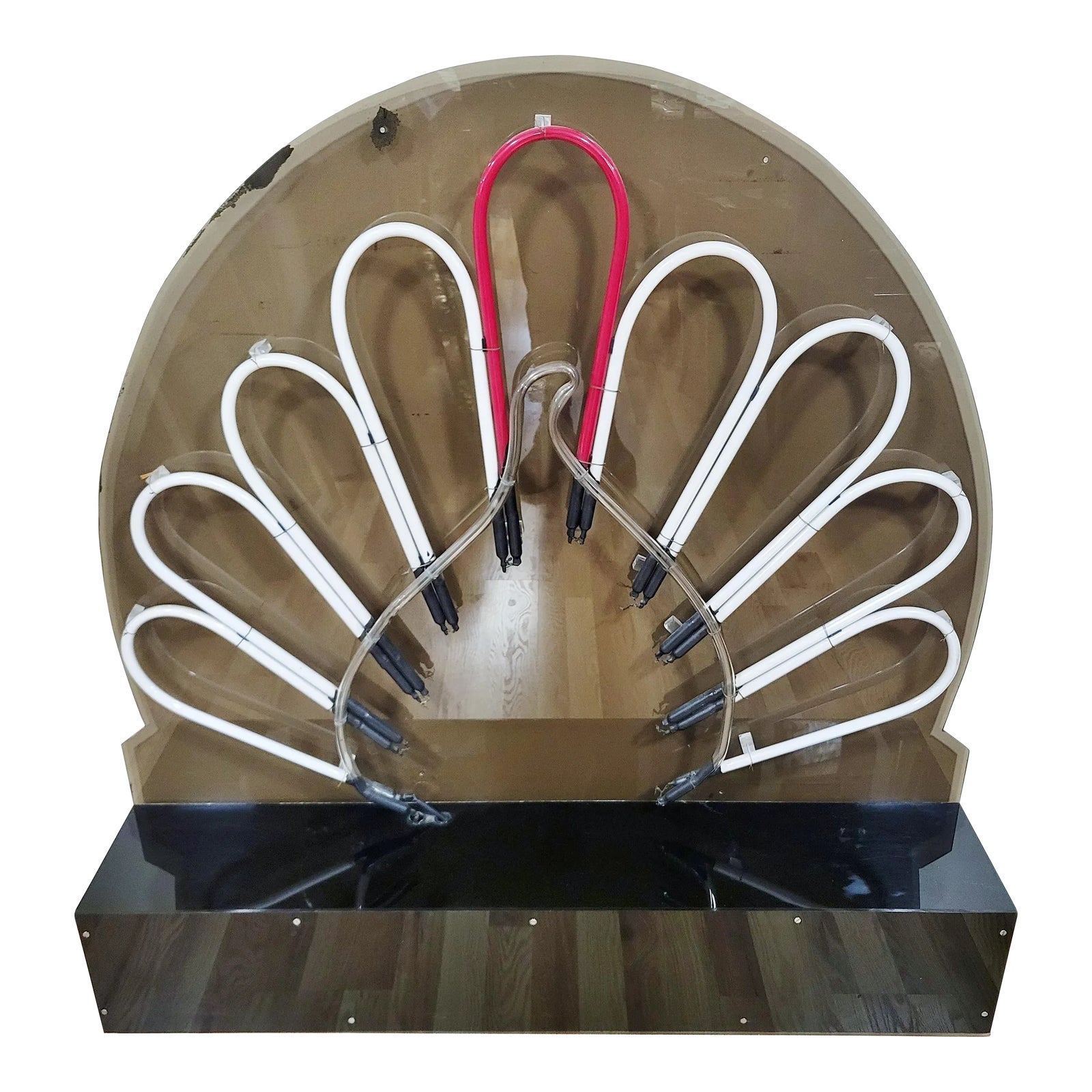 Monumental Vintage 20th C Nbc Logo Neon Light Sign Peacock | Chairish