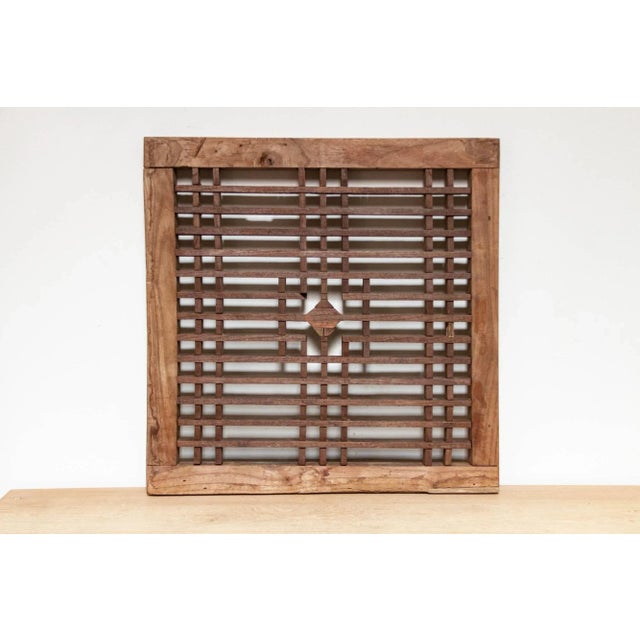 Sanoe Asian Lattice Panel | Chairish