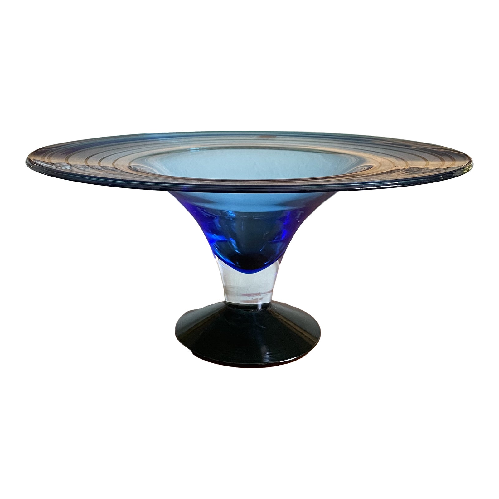 Mid Century Blenko Glass Bowl | Chairish