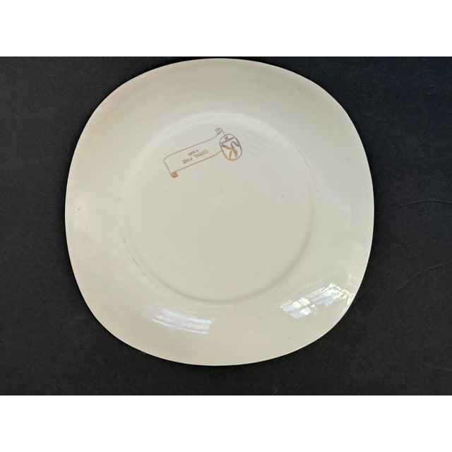 Mid Century Edwin Knowles China Serving Platter | Chairish