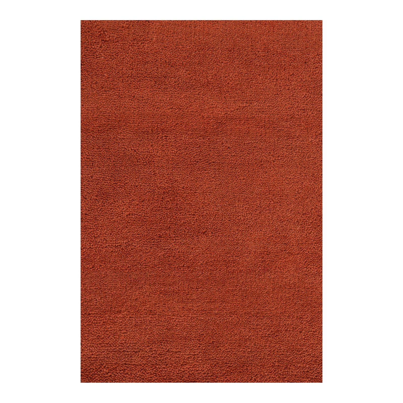 Rug & Kilim’s Custom Modern Textural Rug in Burnt Orange Tones | Chairish