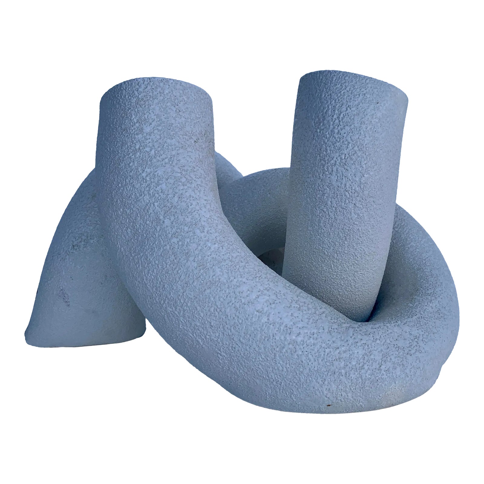 1970s Vintage Italian Abstract Ceramic Tube Sculpture | Chairish