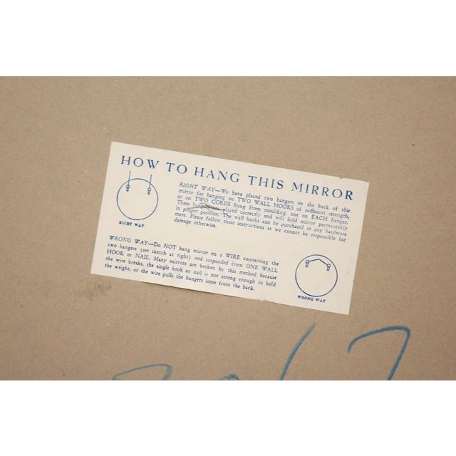 Italian Giltwood Scrolled Arch Keyhole Gold Mirror by LaBarge, 1970s ...