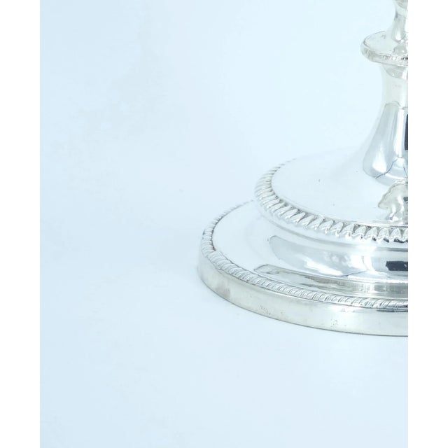 Pair English Regency Period Sheffield Plate Candlesticks Circa 1800s ...
