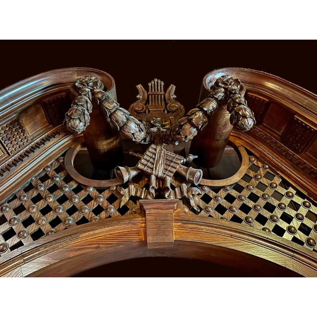 Antique Northern Red Pine Room End With Passageway | Chairish