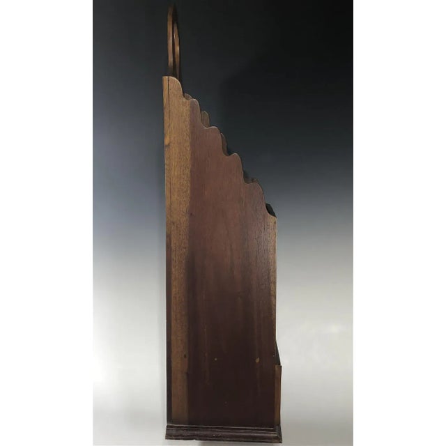 Large Antique Mahogany Pipe Box | Chairish