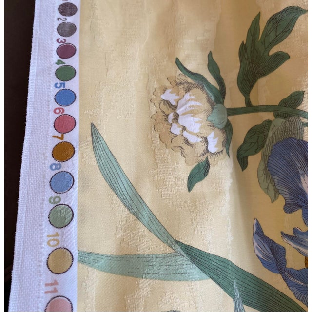 Vintage P Kaufmann Floral Bouquet Embossed Cotton Fabric- 9 Yards ...