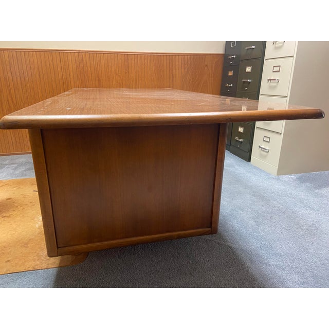 Vintage Mid-Century Modern Jasper Jofco Executive Desk | Chairish