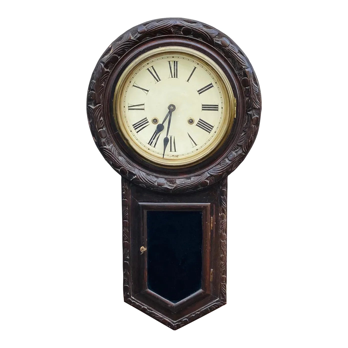 Mid Century Regulator Clock | Chairish