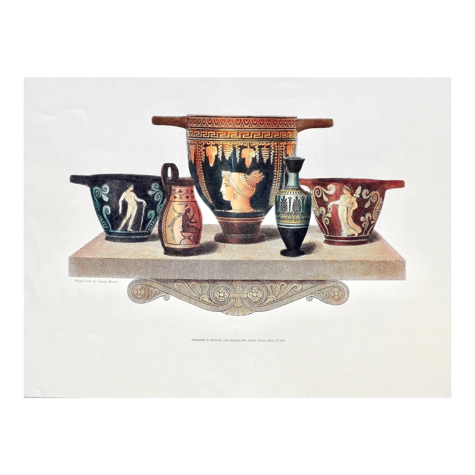 Arrangement of Antique Objects - Fine Art Poster | Chairish