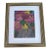 Nancy Smith Framed Original Botanical Collage "Vase With Flowers ...