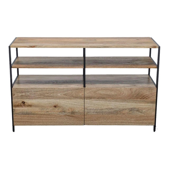 West Elm Industrial Modular Media Console | Chairish