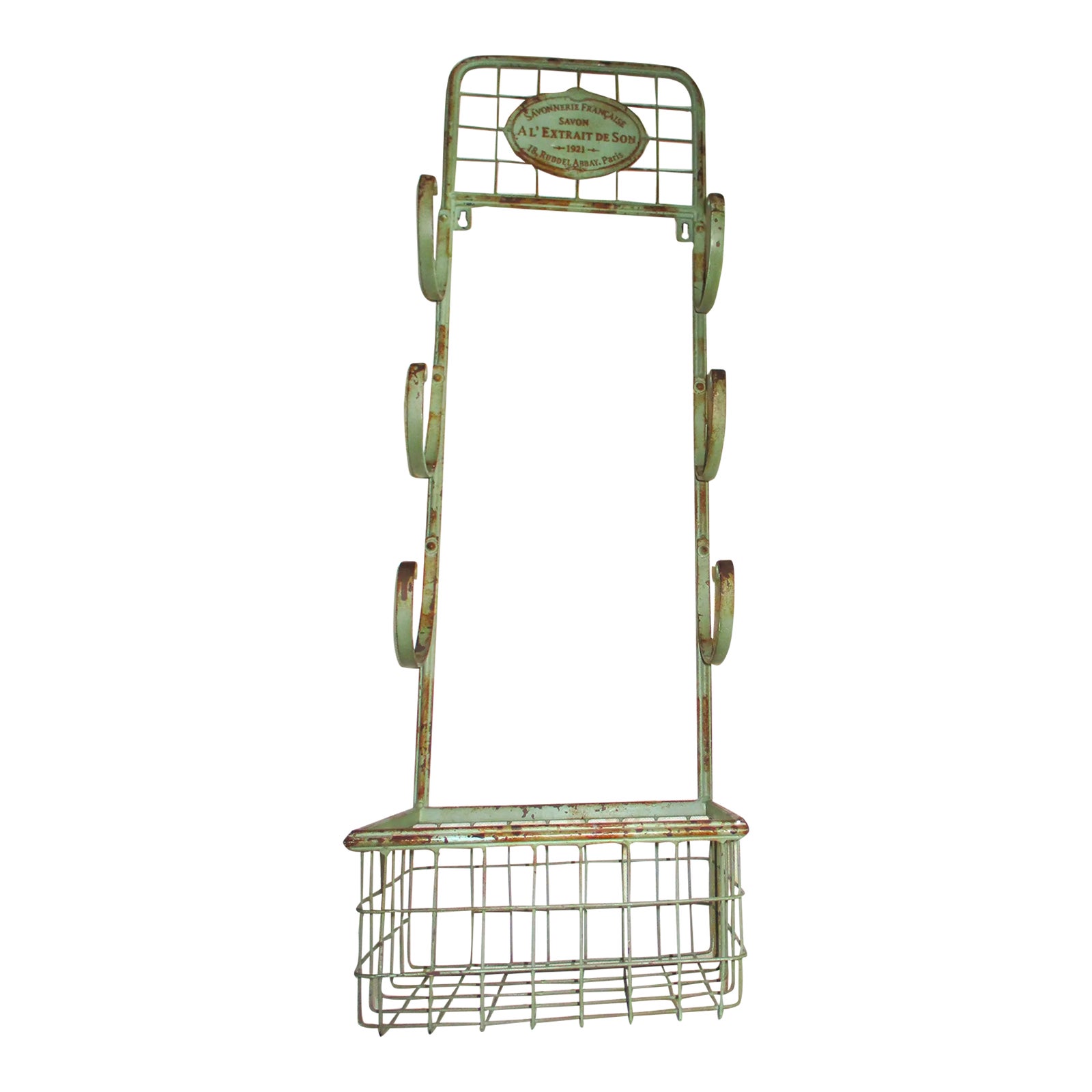 Vintage 1921 French "Savon à L' Extrait De Son" Metal Advertising ...