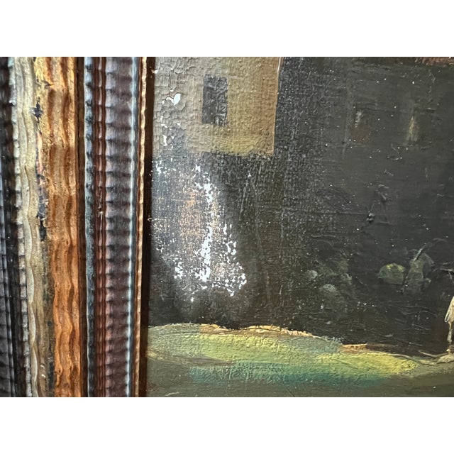 James Bourlet Framed English Impressionistic Oil Painting | Chairish